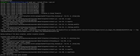 App Wandb Sync Hangs Forever Disk Quota Exceeded Issue Wandb Wandb GitHub