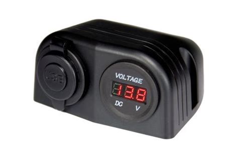 Surface Mount Usb Socket And Voltmeter 1224v Input Radio And Electronic Supply Australia