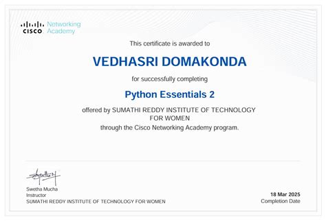 Pythonessentials Certificationunlocked Codingskills