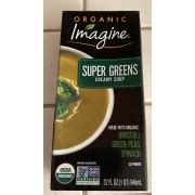 Imagine Creamy Soup Super Greens Organic Calories Nutrition