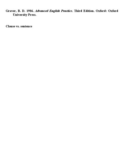 Clauses Theory Pdf