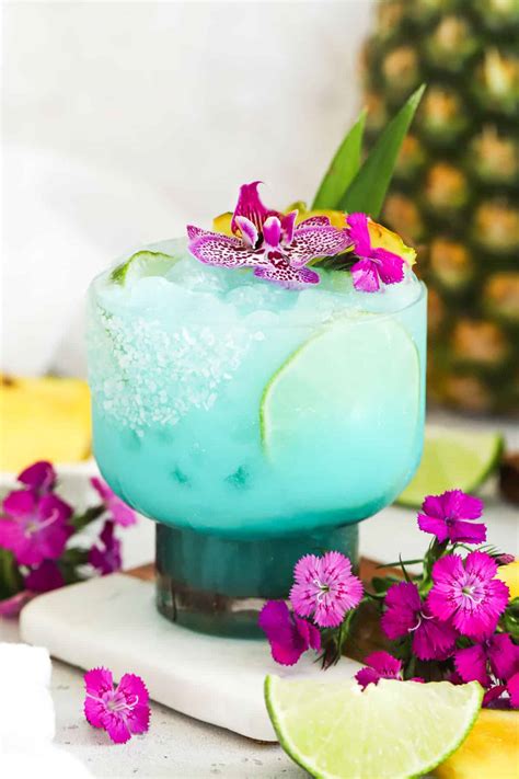 Virgin Blue Hawaiian Mocktail Non Alcoholic Recipe