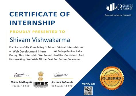 Shivam Vishwakarma On Linkedin Internship Webdevelopment Javascript