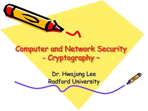Ppt Computer And Network Security Cryptography Powerpoint