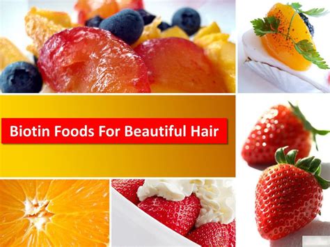 Ppt Biotin Foods For Beautiful Hair Powerpoint Presentation Free