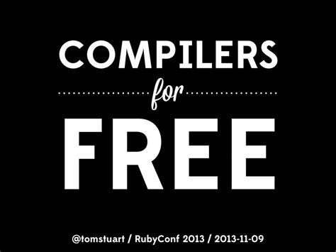 Compilers For Free Speaker Deck