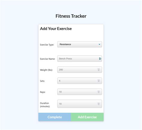 GitHub Smg061 Workout Tracker