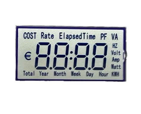 Custom Segment Monochrome LCD For Power Meter LCD And FSTN LCD Display Price