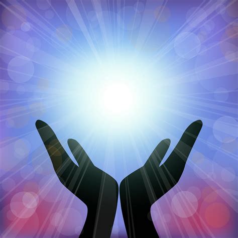 Spirit Of Healing With Light Vector 171774 Vector Art At Vecteezy