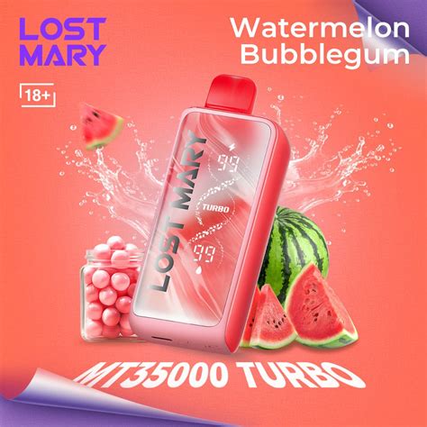 Lost Mary Mt35000 Turbo Disposable Vape Watermelon Bubblegum — Elfbar