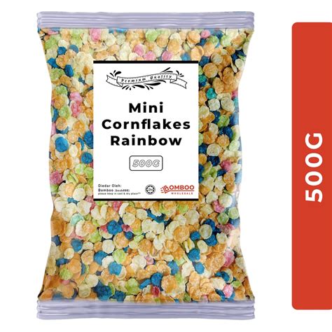 Mini Cornflakes Yellow Crispy Mini Conflakes Rainbow Crispy 500gm Shopee Malaysia