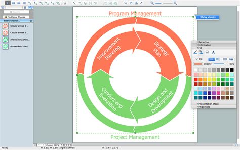 Basic Circular Arrows Diagrams Solution ConceptDraw