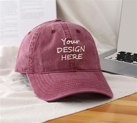 Custom Embroidered Hatpersonalized Dad Cap Embroidery Logo Baseball