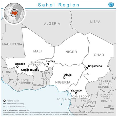 Sahel Map Location
