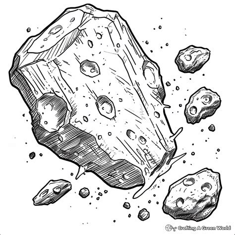 Asteroid Coloring Pages Free And Printable