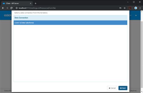 analyze live salesforce data in infragistics reveal by connecting