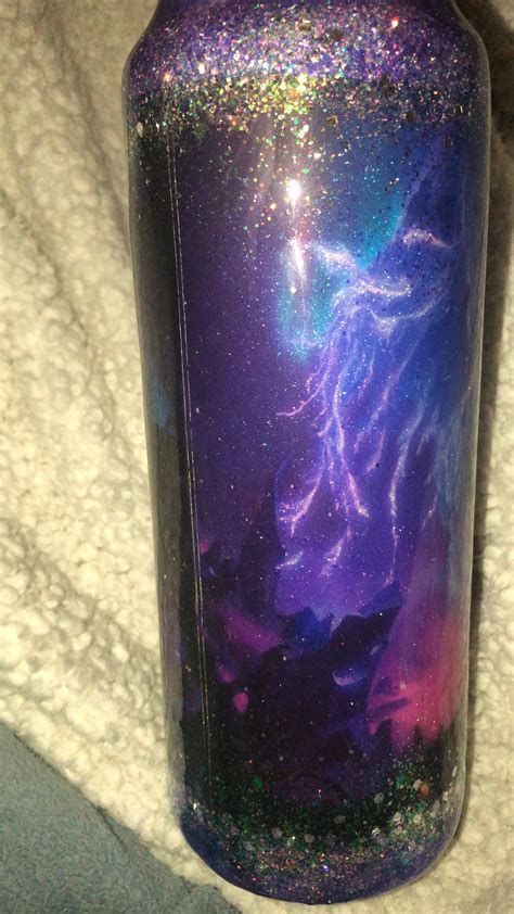 My Aunt Redesigned My Water Flask Where She Had Me Send Her A Picture Of What I Would Want On It