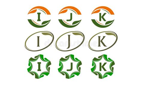 Leaf Rotation Template Set Stock Vector Illustration Of Health 113136459