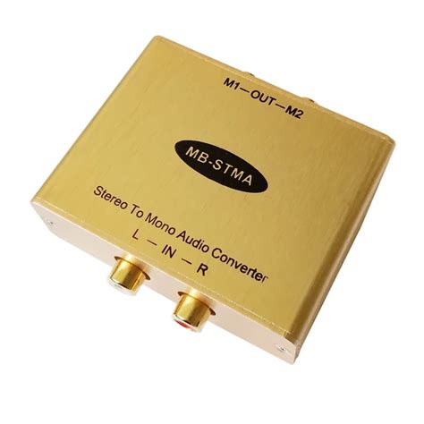 Stereo To Mono Audio Converter With Isolation Output Stereomono