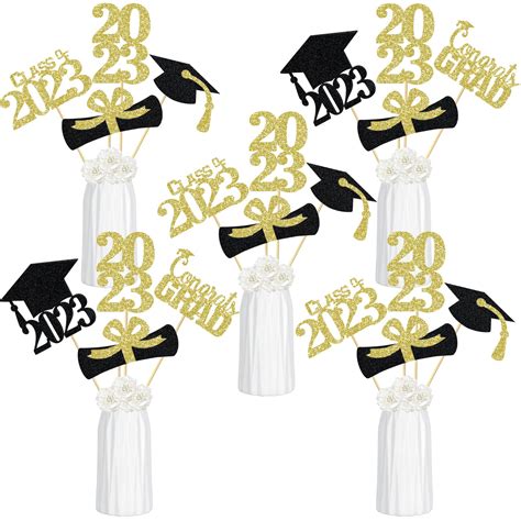 Buy Gold Graduation Party Centerpieces For Tables 2024 Graduation Party