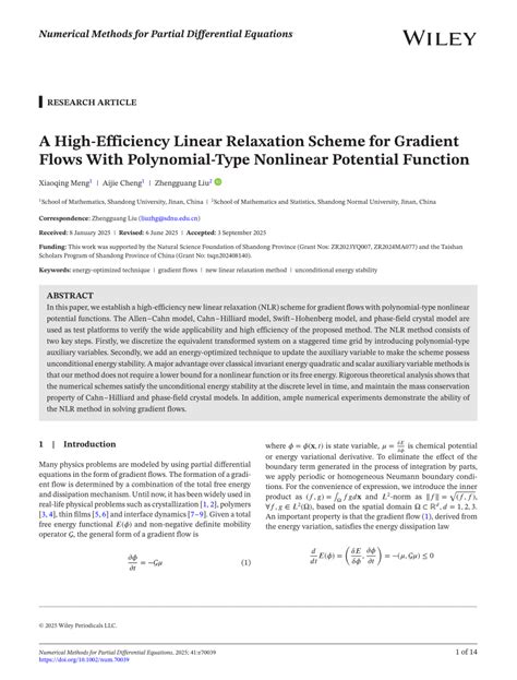 A High‐efficiency Linear Relaxation Scheme For Gradient Flows With