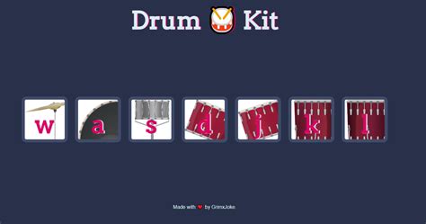 GitHub Grimxjoke Drum Kit