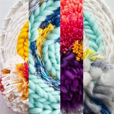 Texture Collage Love 💛😄🎉 And An Old Technique Put On A Circular Weave 🙌
