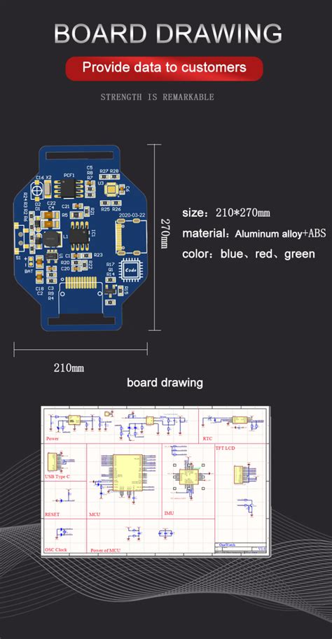 Shenzhen Strength Factory Oem Custom Development Smart Watch Pcb Pcba