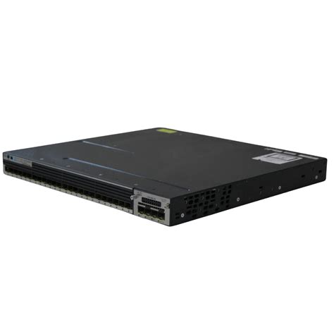 Switch De Fibra Optica Cisco 3750x 24s E 24 Portas Sfp 1gb 4sfp 10gb