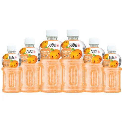 Mabu Coco Orange Juice With 25 Nata De Coco 320ml Packaging Type Bottle At ₹ 70 Bottle In