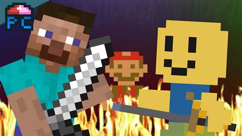 Minecraft Steve Vs Roblox Vs Mario Pixelcraftian Wiki Fandom