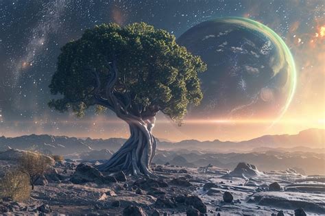 Premium Photo A Genetically Altered Species Of Tree Is Developed