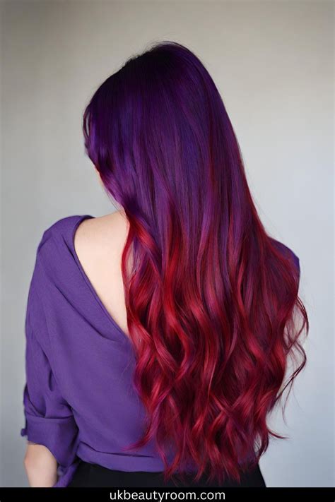 Bold And Beautiful Red Highlight Hair Inspirations In 2024 Purple Hair