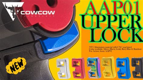 Cowcow Aap01 Aluminum Upper Lock Rainbow 8