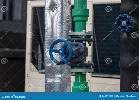 A Metal Pipeline Valve Main Valve To Water Tanker Royalty Free Stock
