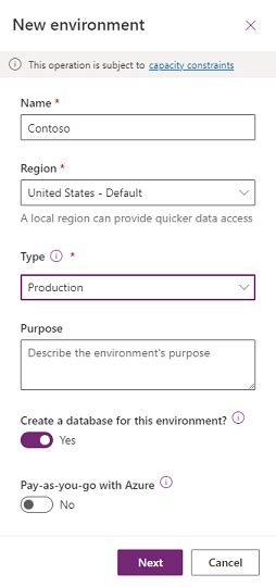 在 power platform 管理中心创建和管理环境 power platform microsoft learn