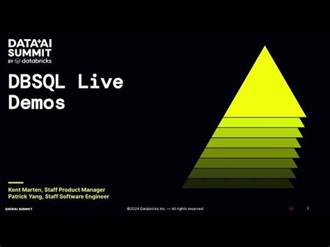 Free Video Whats New In Databricks Sql With Live Demos From