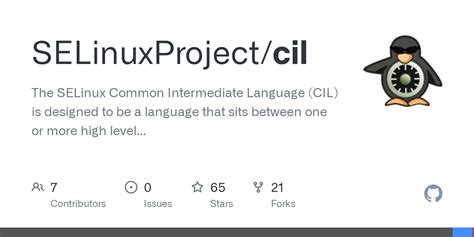 Github Selinuxprojectcil The Selinux Common Intermediate Language
