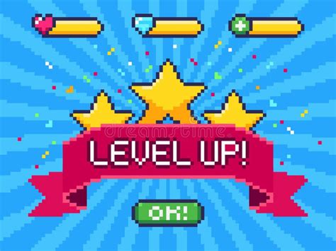 Pixel Game Ui Stock Illustrations 4145 Pixel Game Ui Stock