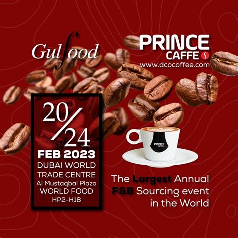 Gulfood2023 Princecaffe Dubai Devolli Corporation