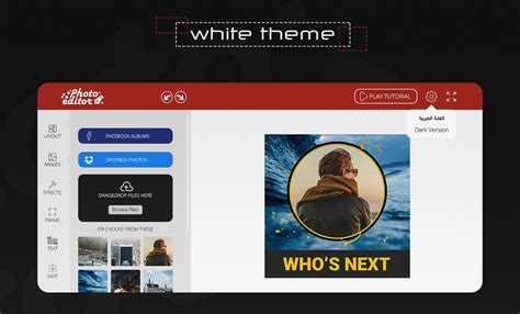 Photo Editor Web Application Ui Ux On Behance