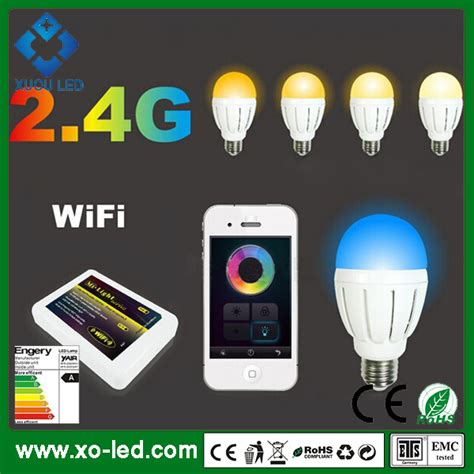 6W RGB WiFi Remote Control SMD LED Intelligent Bulb Light Rgb Wifi Bulb And Rgb Light Bulb
