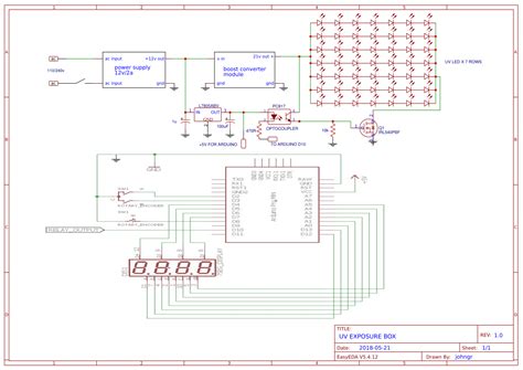 uv exposure box with leds platform for creating and sharing projects