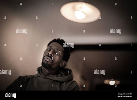 France Paris June 29 2023 American Rap Singer Meechy Darko Poses Before A Concert At The