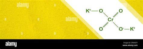 Potassium Chromate With Molecular Structure A Common Laboratory