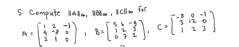 Solved Compute A B C For Chegg