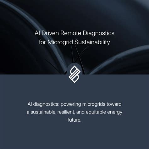 Ai Driven Remote Diagnostics For Microgrid Sustainability → Scenario