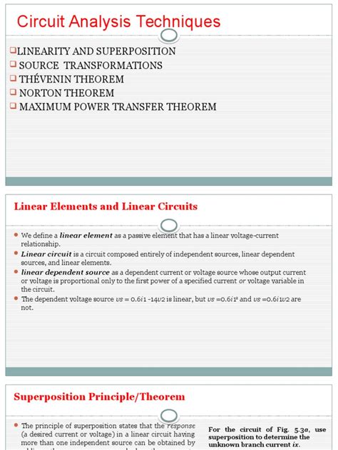 Basic Circuit Analysis Pdf Network Analysis Electrical Circuits