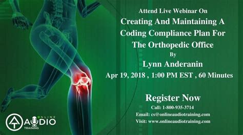 Creating And Maintaining A Coding Compliance Plan For The Orthopaedic