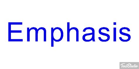 Emphasis Word Animated  Logo Designs